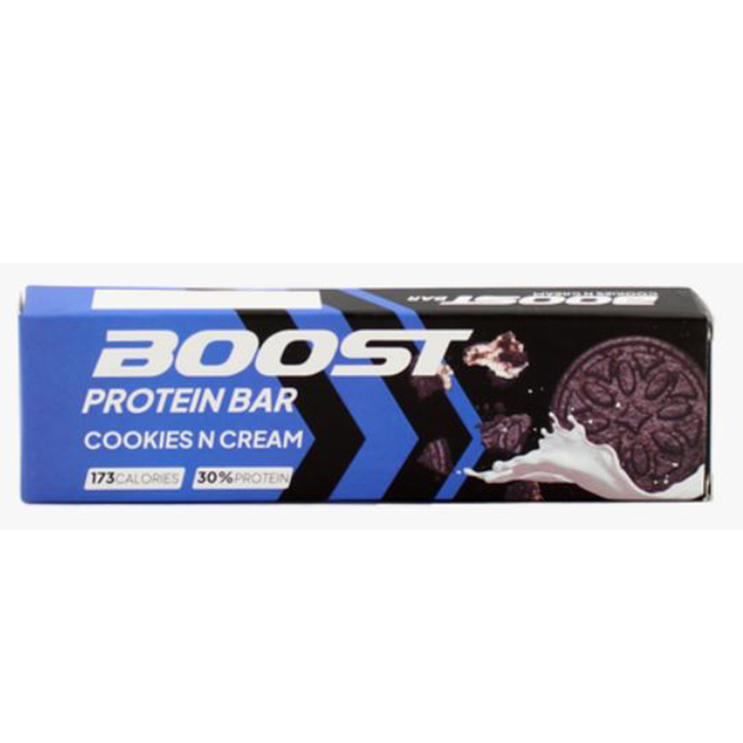 Boost Protein Bar Cookies and Cream 60Gram | Sifsaf