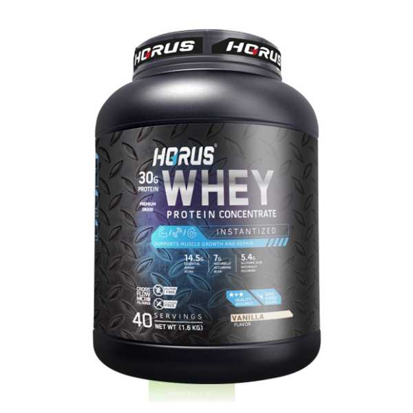 Horus Whey Protein Concentrate Vanilla Flavor 4 KG ( 103 SERVING ) | Sifsaf