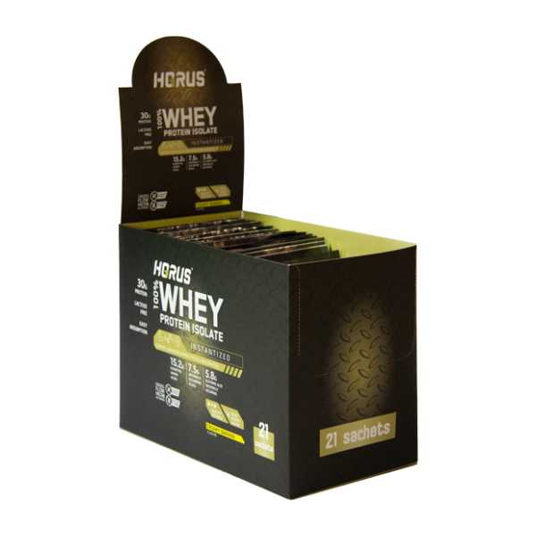 Horus Whey Protein Isolate Creamy Banana Flavour 2KG ( 55 Serving) | Sifsaf