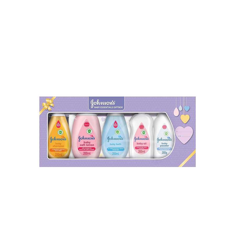 Johnson's Baby Essentials Gift Box | Sifsaf Johnson's Baby Essentials Gift Box | Sifsaf