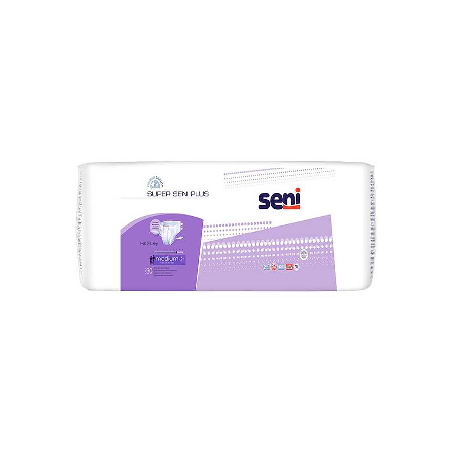 Seni Super Plus Medium 30 Diaper | Sifsaf